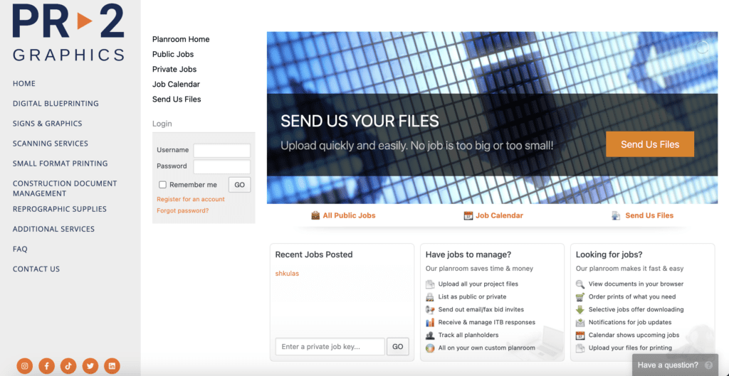 Construction Document Management | PR2 Graphics
